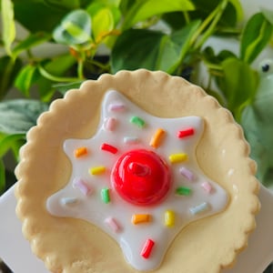 Birthday Cake Trinket Dish, Ring Tray, Clay Jewellery Storage, Handmade ...