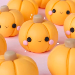 Little Pumpkin Keyring, Handmade Keychain, Novelty, Charm, Cute, Kawaii ...