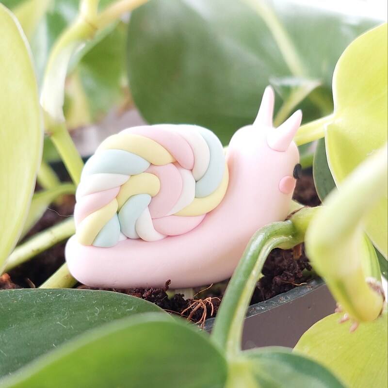 Polymer Clay Snail - Etsy