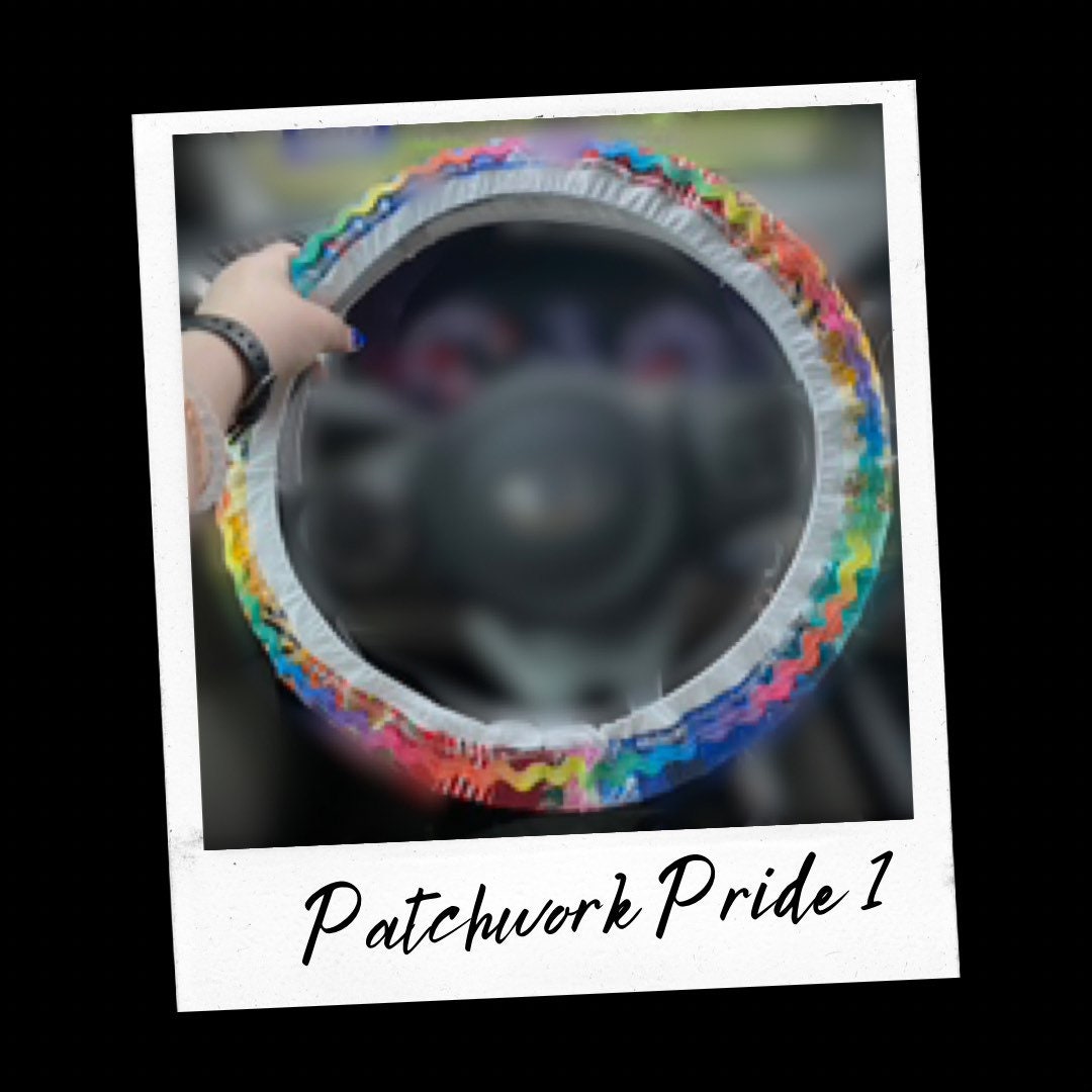 Patchwork Pride 1 Steering Wheel Cover - Etsy