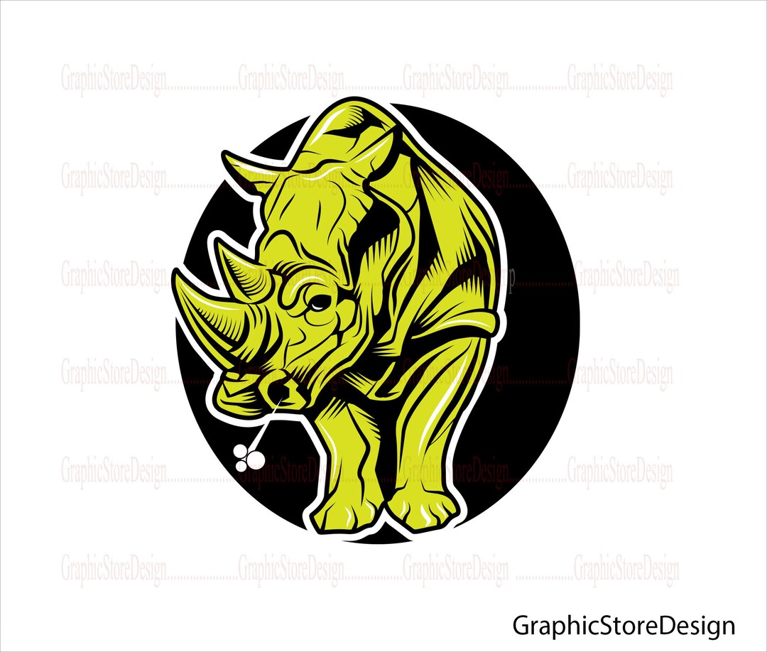 Rhino Svg, Rhinoceros Svg, Wild Svg, Animal Silhouette, Animal Svg ...