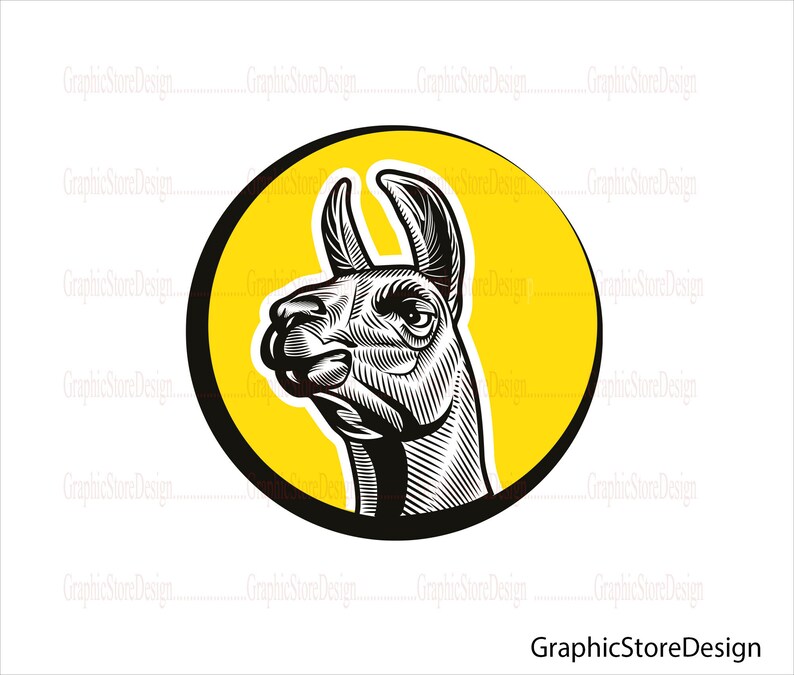 Llama Svg, Animal Face, Llama Head Svg, Llama Face Svg, Llama Head ...