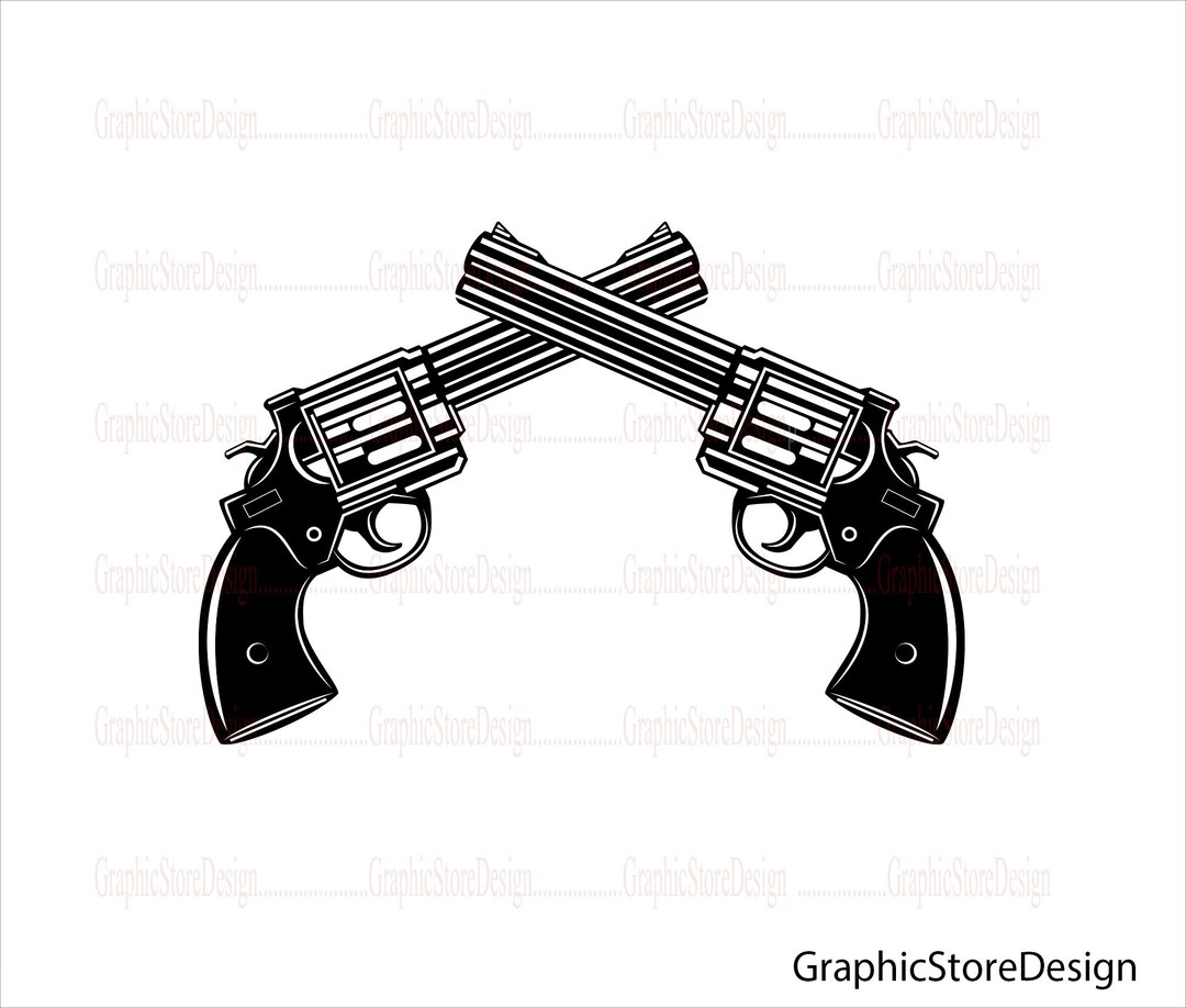 Revolver Handgun Svg File, Gun Svg, Handgun Svg, Pistol Svg, Revolver ...