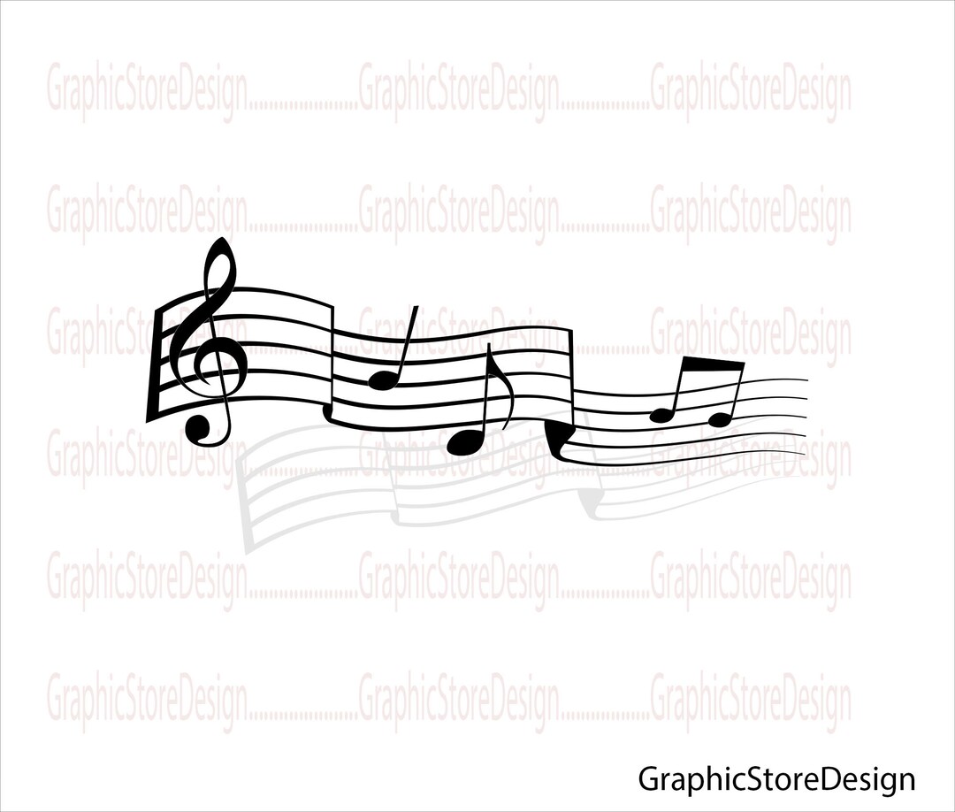 Musical Notes Svg, Music Notes, Music Keys, Music Silhouette, Musical ...