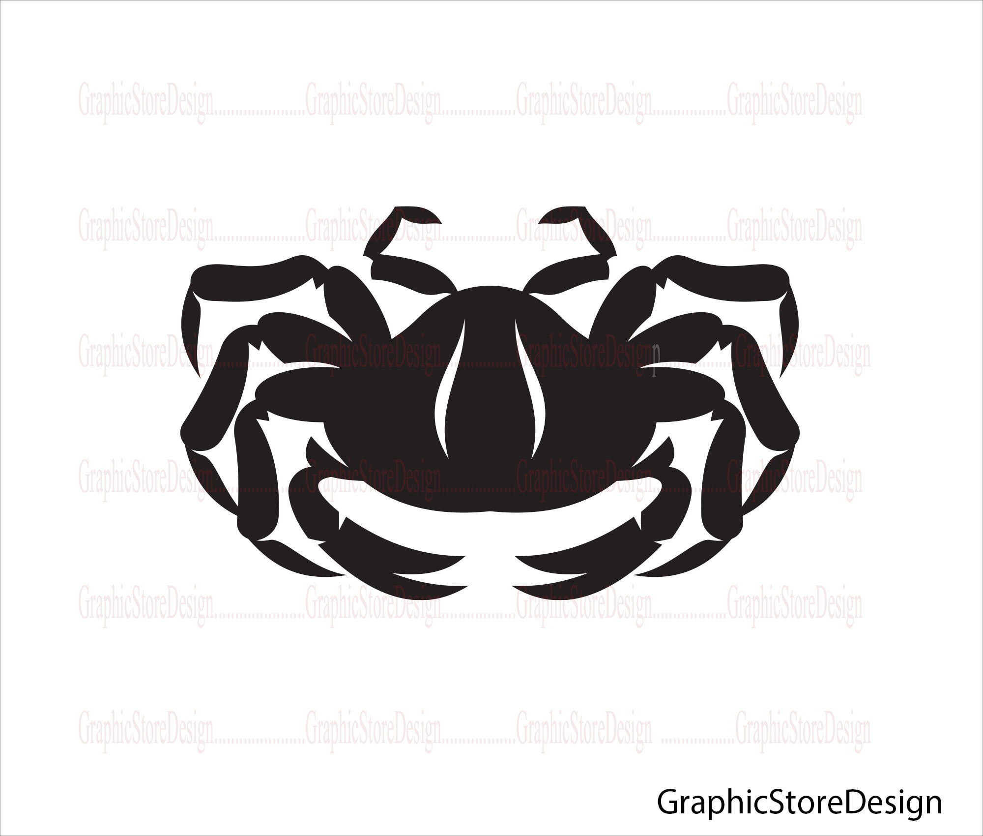 Crab Silhouette Svg, Crab Svg, Crab Png, Crab Clipart, Crab Cricut ...