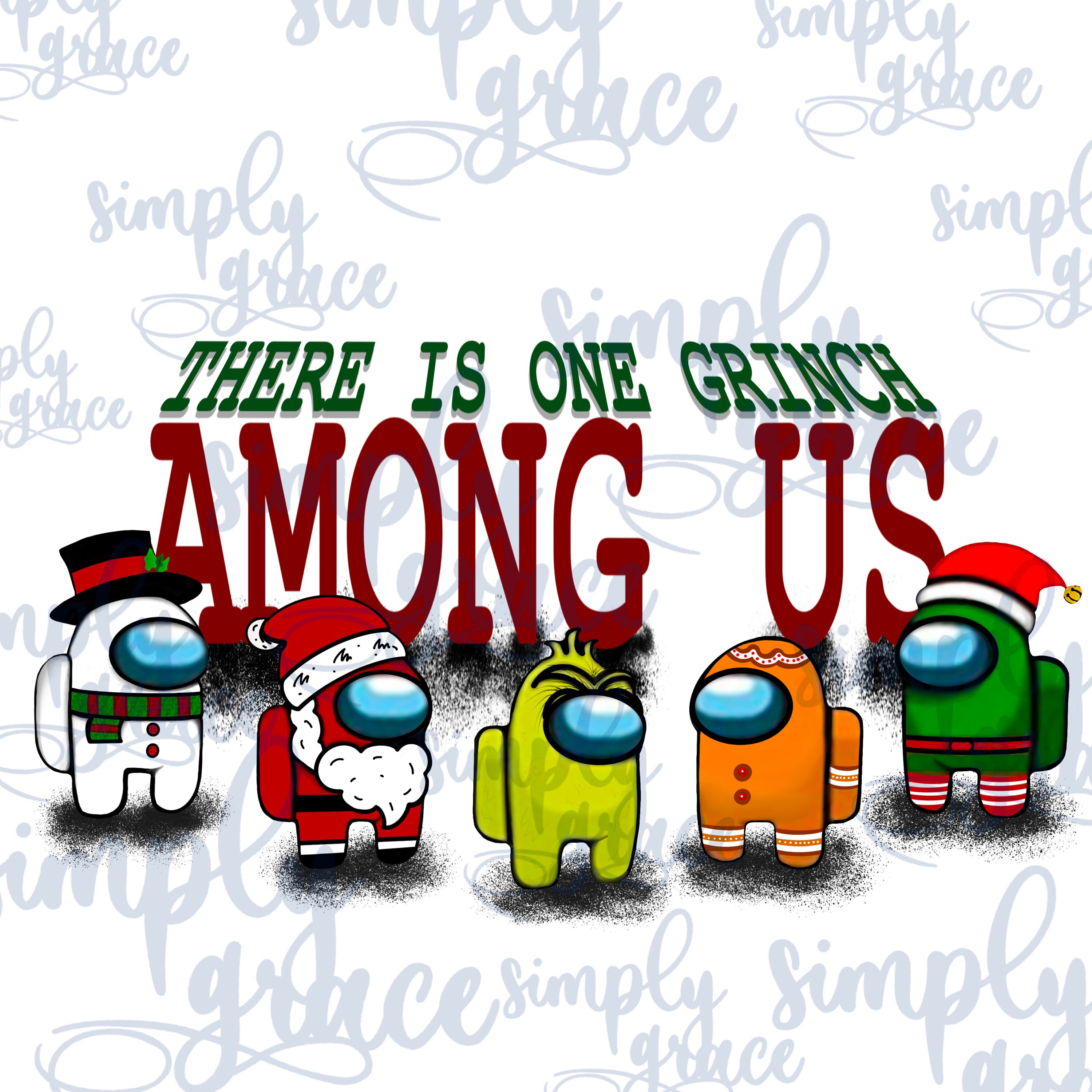 Imposter Christmas Edition PNG - Etsy