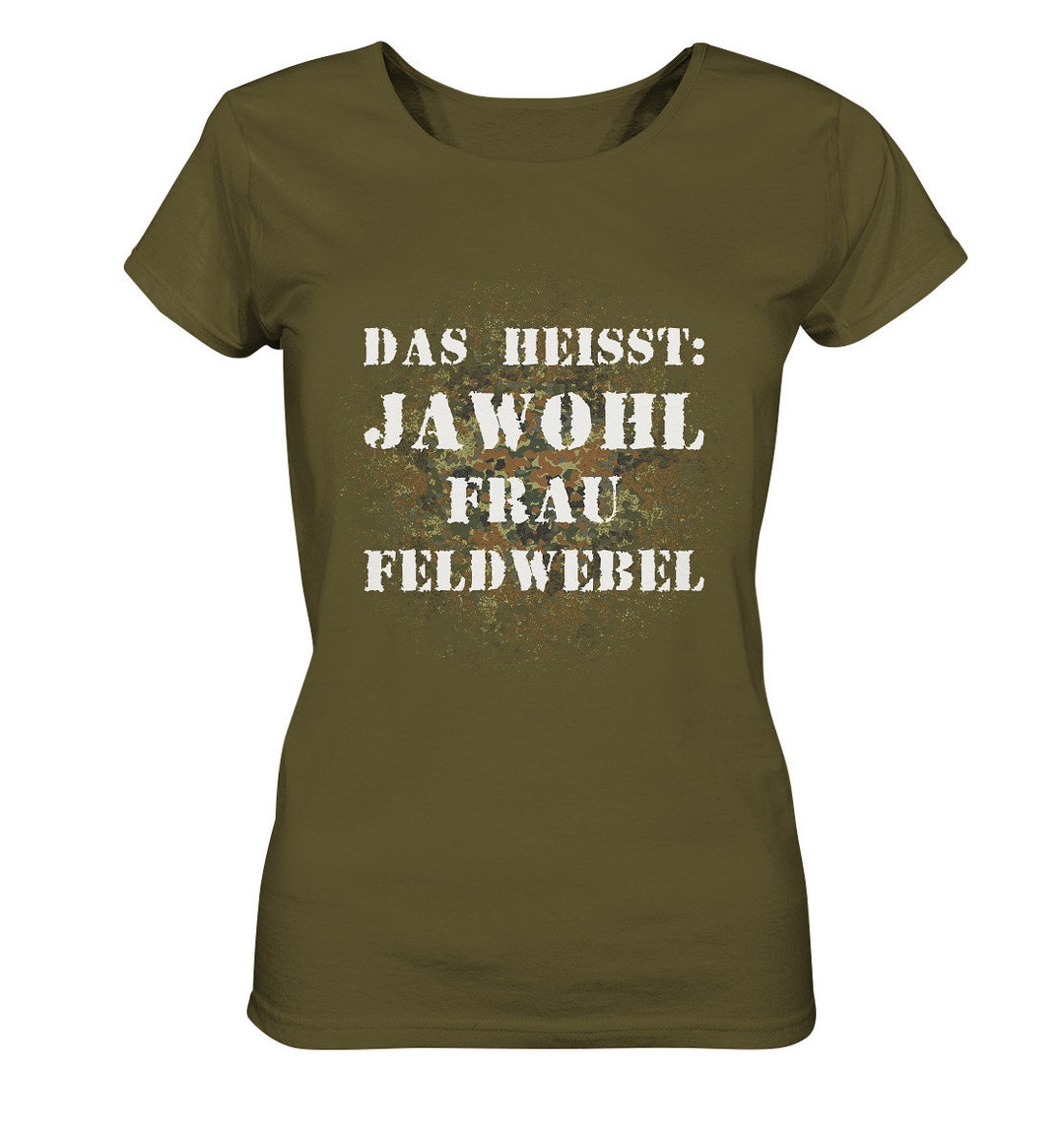 That Means Jawohl Frau Feldwebel Ladies Organic Shirt - Etsy