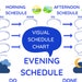 Visual Schedule Chart-daily Routine Chart-do DONE Move Chart-speech ...