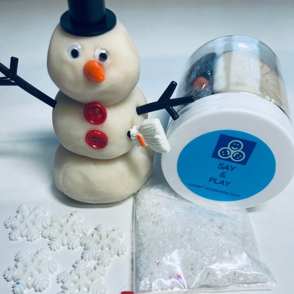 Playdoh Snowman Kit - Etsy