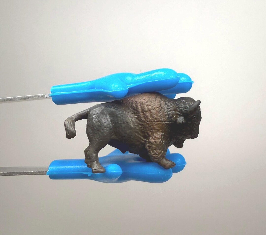 Miniature Bison Figurine Mini Yak Safari Trinkets Say and Play Mini ...
