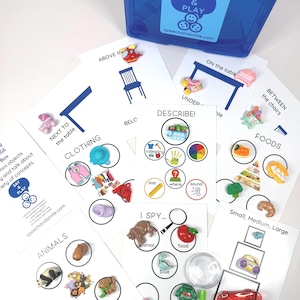 LANGUAGE Task Box With Mini Objects Speech Therapy Activity Box ...