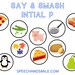 P Sound Smash Mat for Play Dough-printable Speech Therapy Materials ...