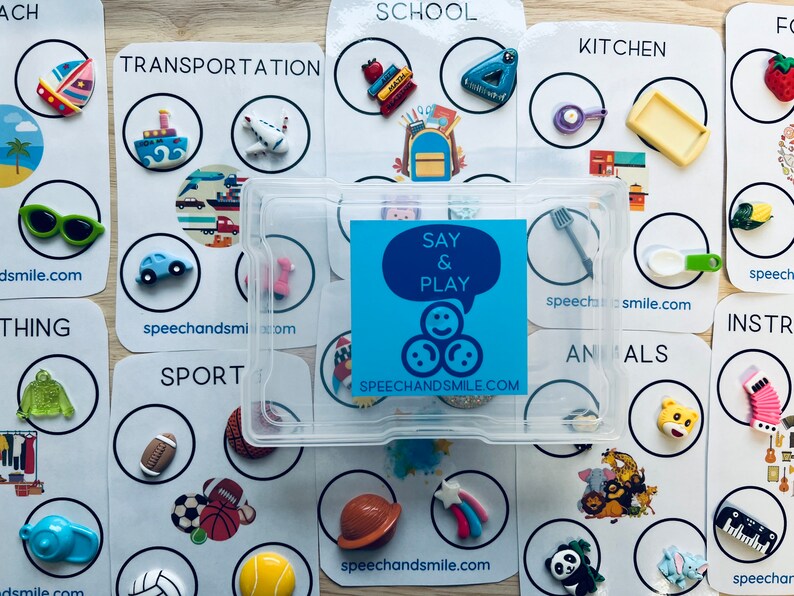 Sorting Task Box With Mini Objects-speech Therapy Activity - Etsy