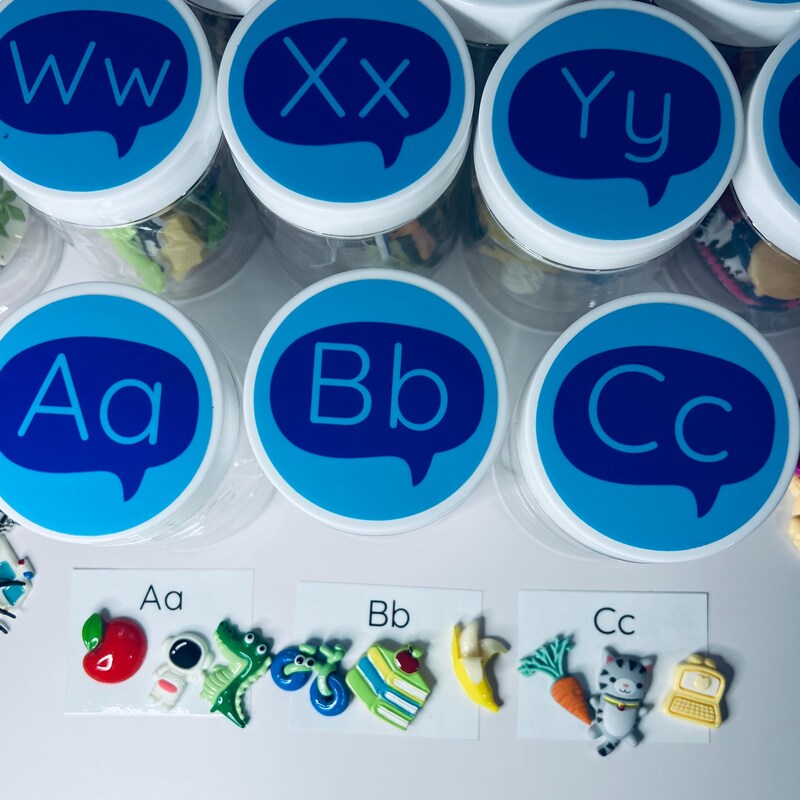 Alphabet Sound Tubs - Etsy