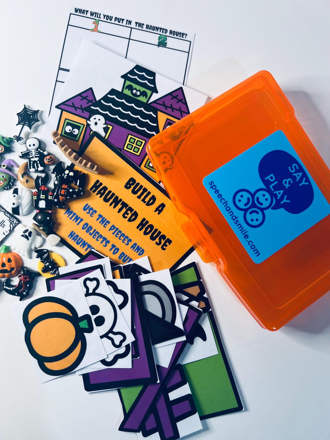 Halloween Trinkets Build a Haunted House Kit With Mini Objects Say and ...