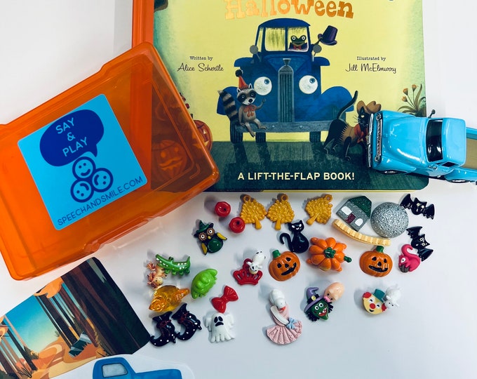 Little Blue Truck HALLOWEEN Story Kit-story Objects-story Props-speech ...