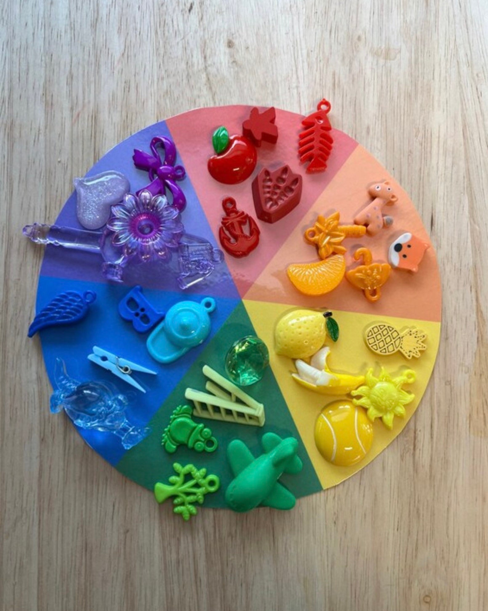 Color Wheel- PRINTABLE Color Wheel for Sorting- - Etsy Canada