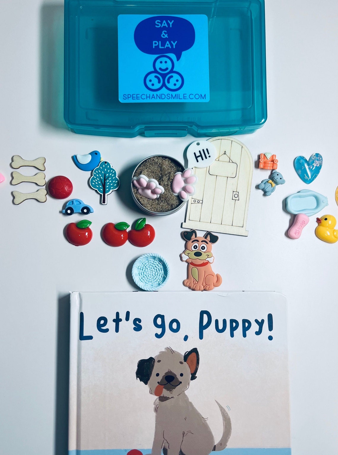 Say & Play Story Kit With Mini Objects – Let’s Go Puppy + Early Sounds ...