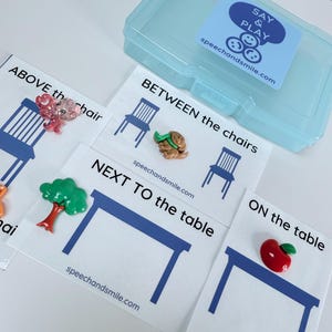 LANGUAGE Task Box With Mini Objects Speech Therapy Activity Box ...