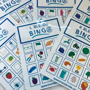Say and Play Blend Sounds Bingo With Mini Objects Speech Matching ...