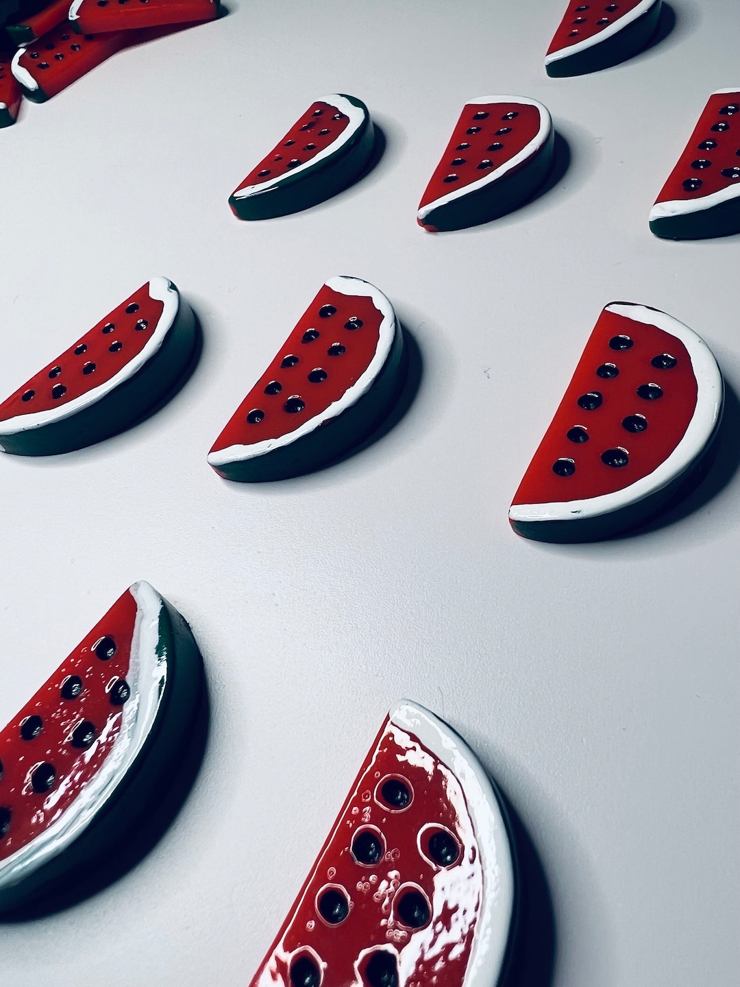 Miniature WATERMELON Objects - Alphabet Objects - Trinkets - Fruit Mini ...