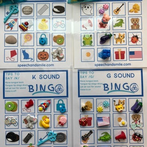 THEME BINGO Matching Game With Mini Objects Mini Objects Speech Therapy ...