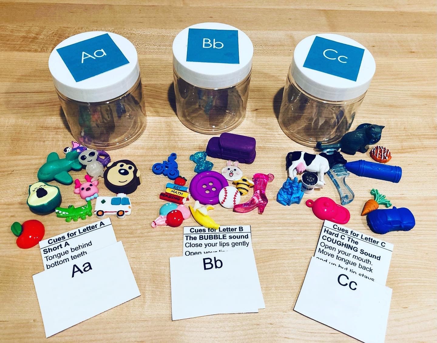 Alphabet Set 260 Objects Alphabet Objects Speech Therapy Sound Mini 