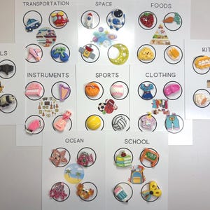 Sorting Task Box With Mini Objects | Speech Therapy Activity Box ...