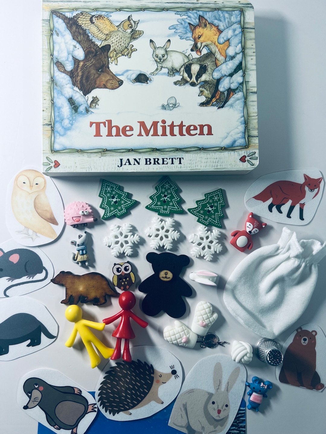 Story Kit the Mitten Book-story Objects for the Mitten Story Companion ...