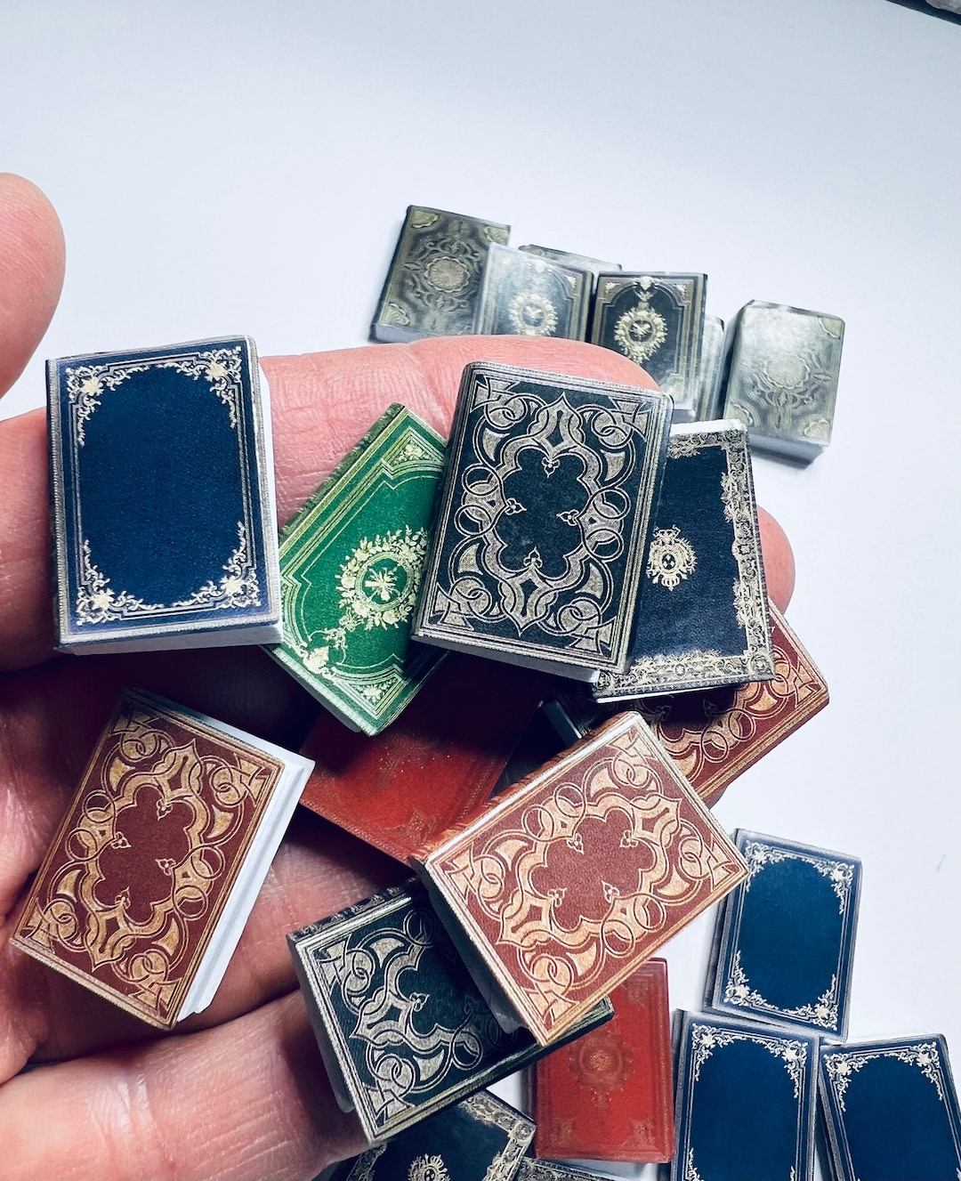 Miniature Books With Pages-dollhouse Miniature Books-mini Books - Etsy