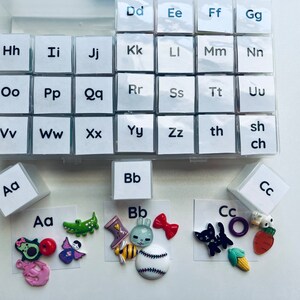 Alphabet Objects With Storage Alphabet Trinkets Individual MINI Boxes ...