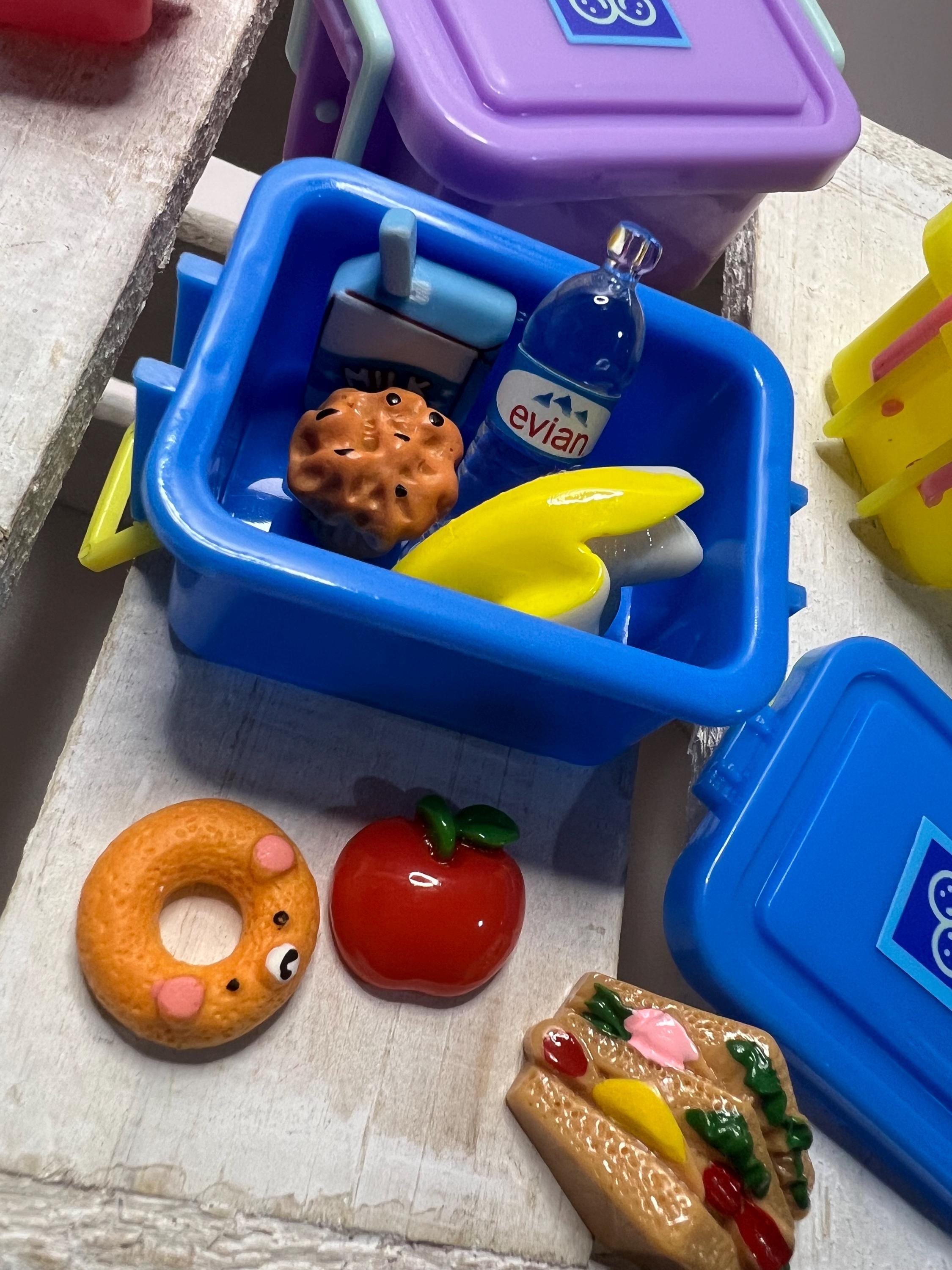 Miniature Lunch Box With Food Minis Dollhouse Food Mini Objects for ...