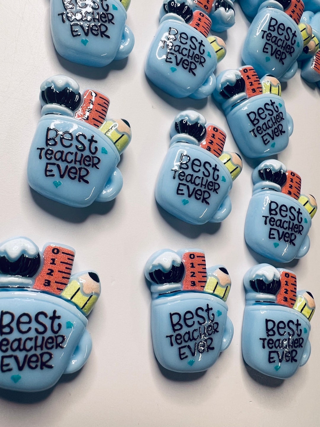 Miniature TEACHER Trinket School Theme Trinkets Mini Objects for Speech ...