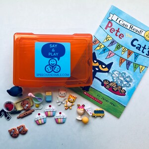 Story Kit-pete the Cat STORY PROPS Pete the Cat Groovy Bake Sale-speech ...