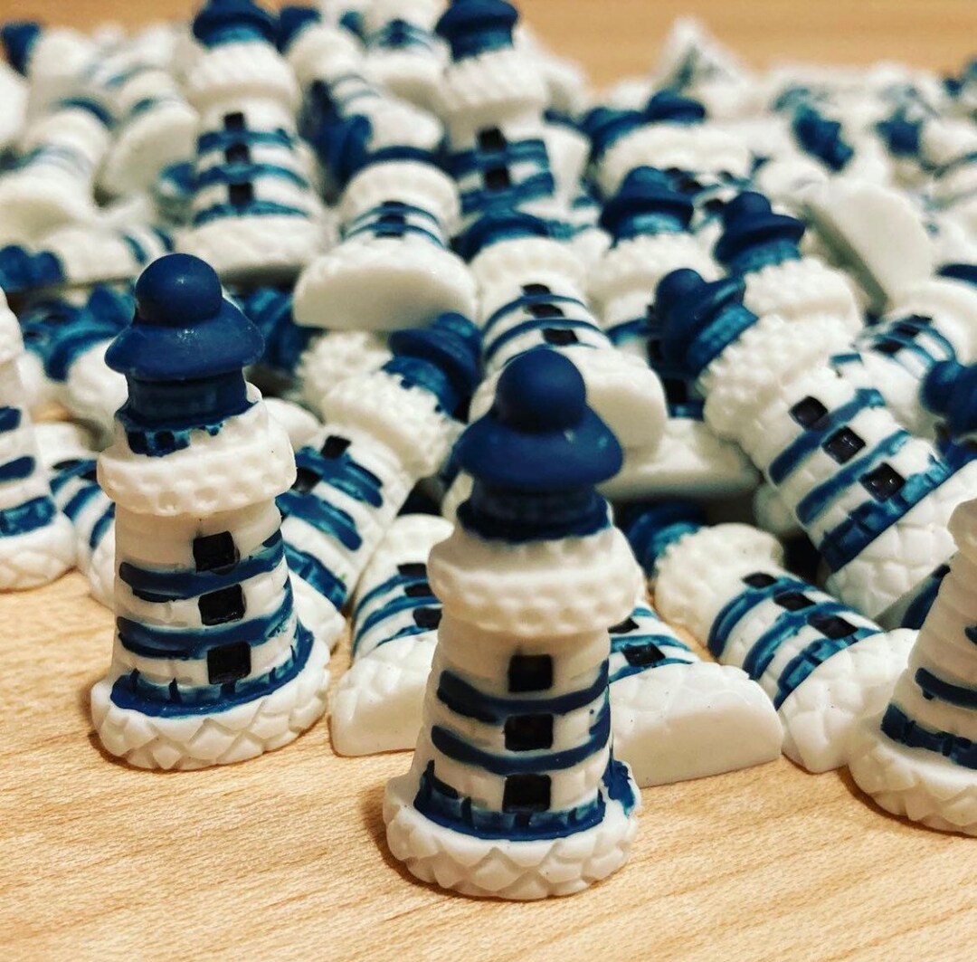 Miniature Lighthouse Beacon Object Trinkets Speech Therapy Mini Objects ...