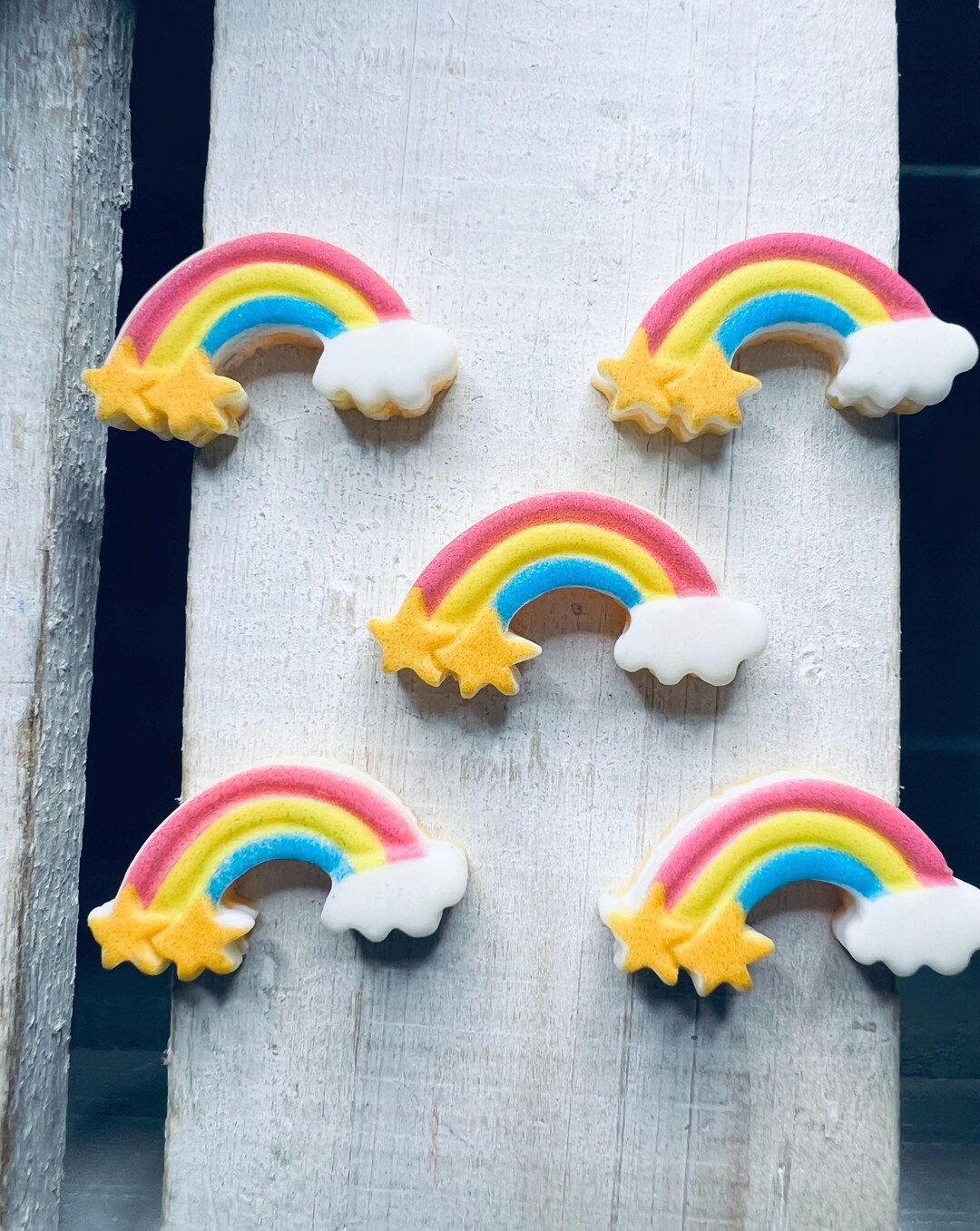 Miniature Rainbow With Cloud and Stars Trinket Minis for Speech Therapy ...