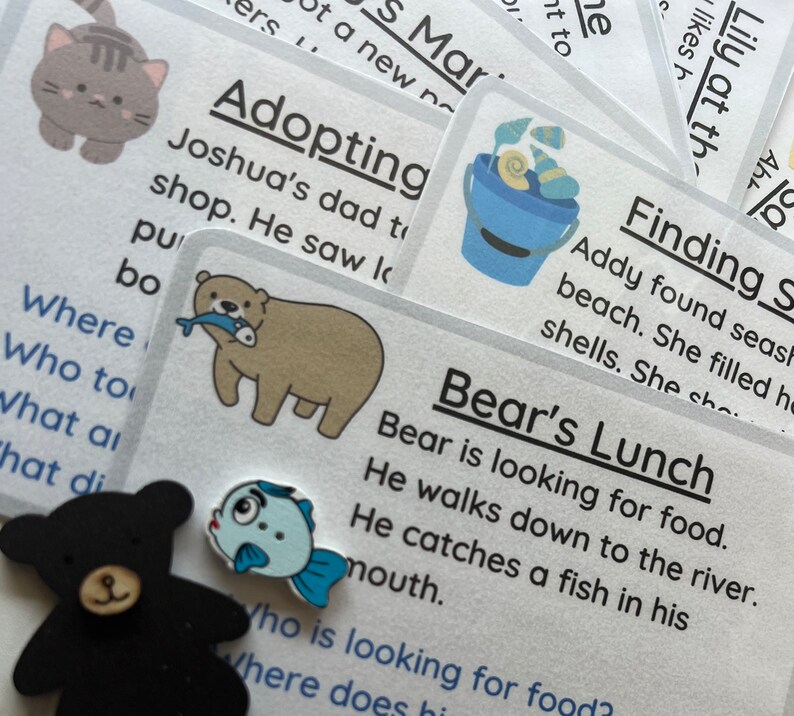 STORY RECALL Task Box With Mini Objects-speech Therapy - Etsy