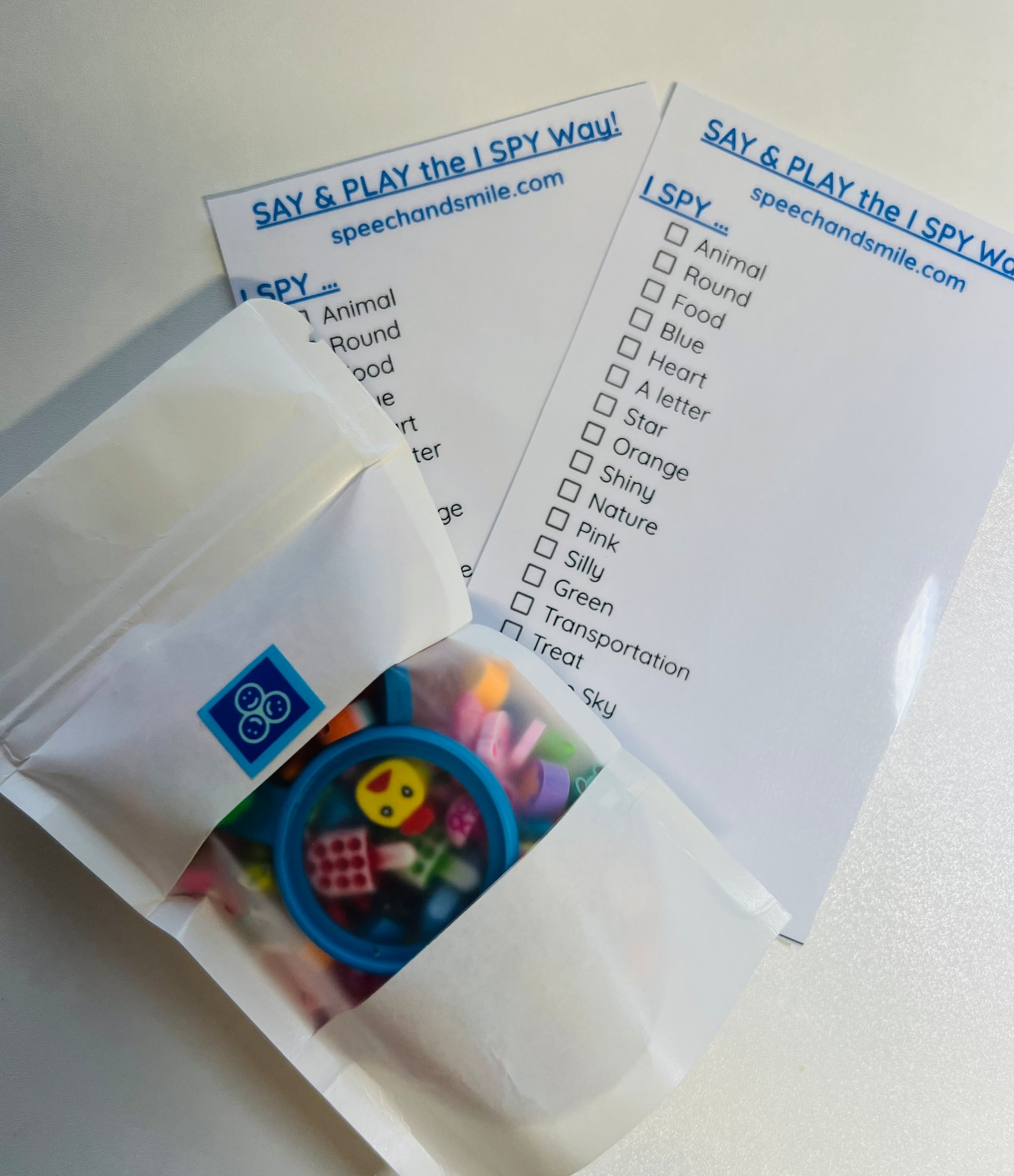 I SPY Trinkets – Mini Objects for Sensory Bins Speech Therapy I Spy ...