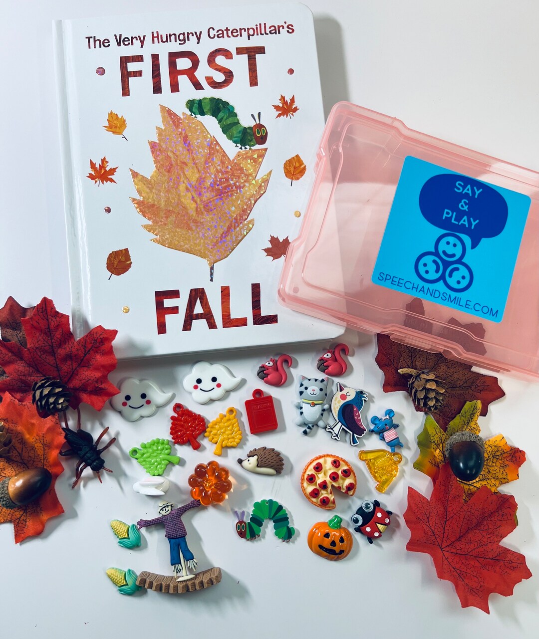 Hungry Caterpillar FALL Story Objects-fall Story Kit-story Props-speech ...