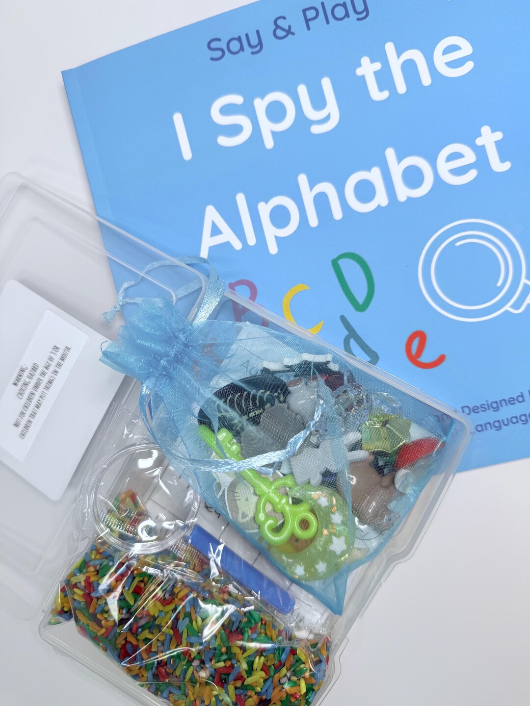 I Spy Alphabet Book With Objects-alphabet Objects-learn the Alphabet ...