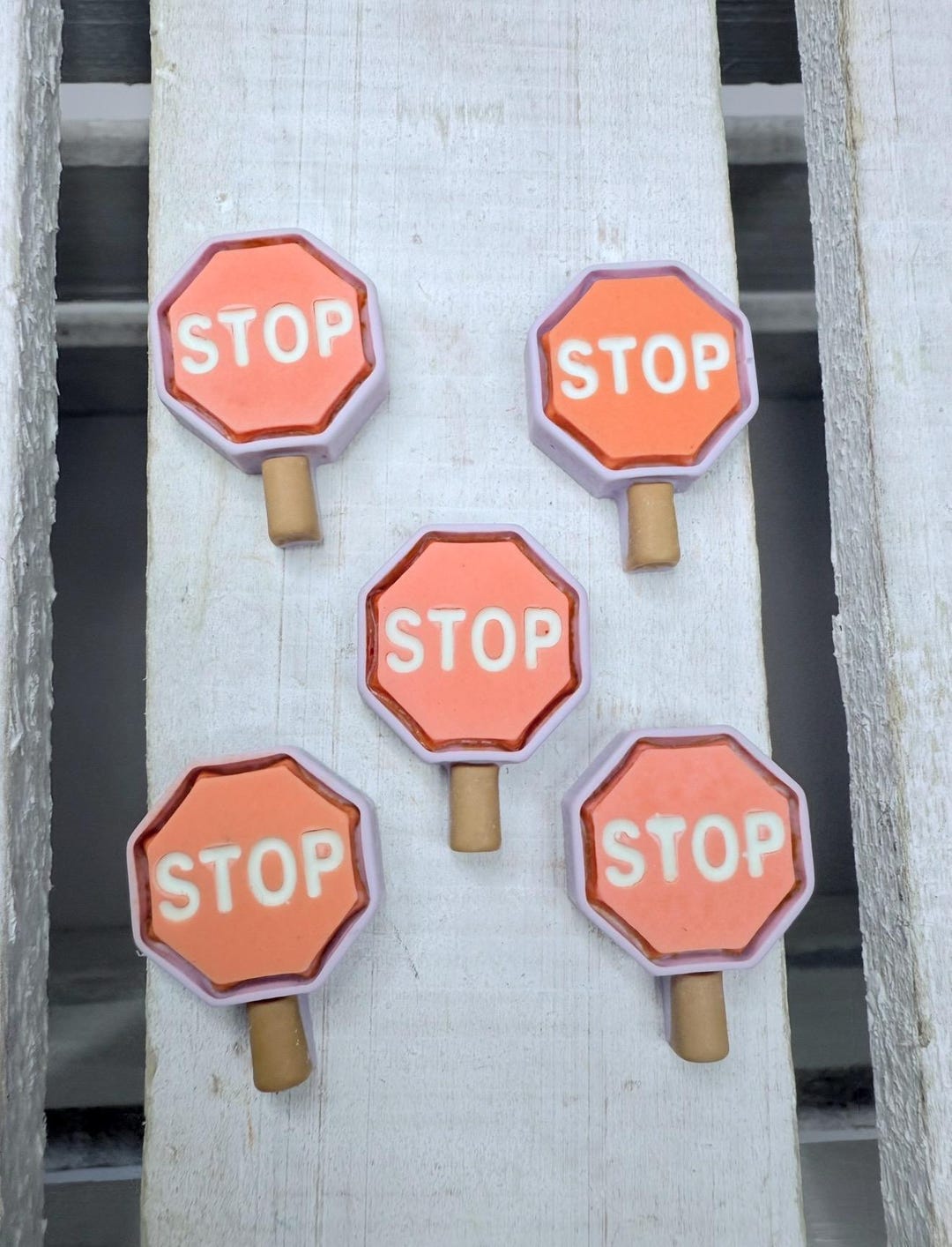 Mini STOP Sign Mini Objects Speech Therapy Construction Theme Trinkets ...