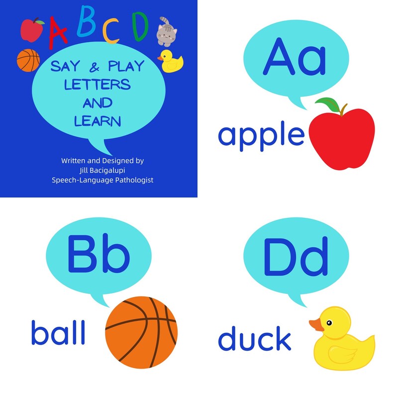 The Alphabet Book With Objects-alphabet Objects-learn the - Etsy