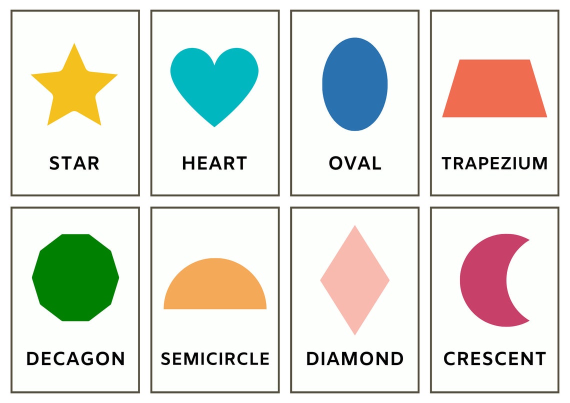 SHAPES Sort Mat Printable - Shape Sorting Digital Download - Preschool ...
