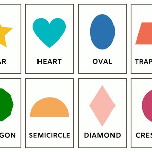 SHAPES Sort Mat Printable - Shape Sorting Digital Download - Preschool ...