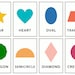 SHAPES Sort Mat Printable Shape Sorting Digital Download Preschool ...