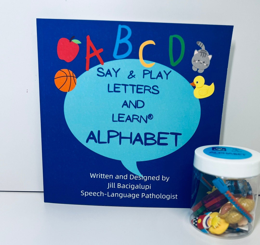 The Alphabet Book With Objects-alphabet Objects-learn the Alphabet - Etsy