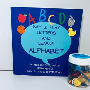 The Alphabet Book With Objects-alphabet Objects-learn the Alphabet - Etsy