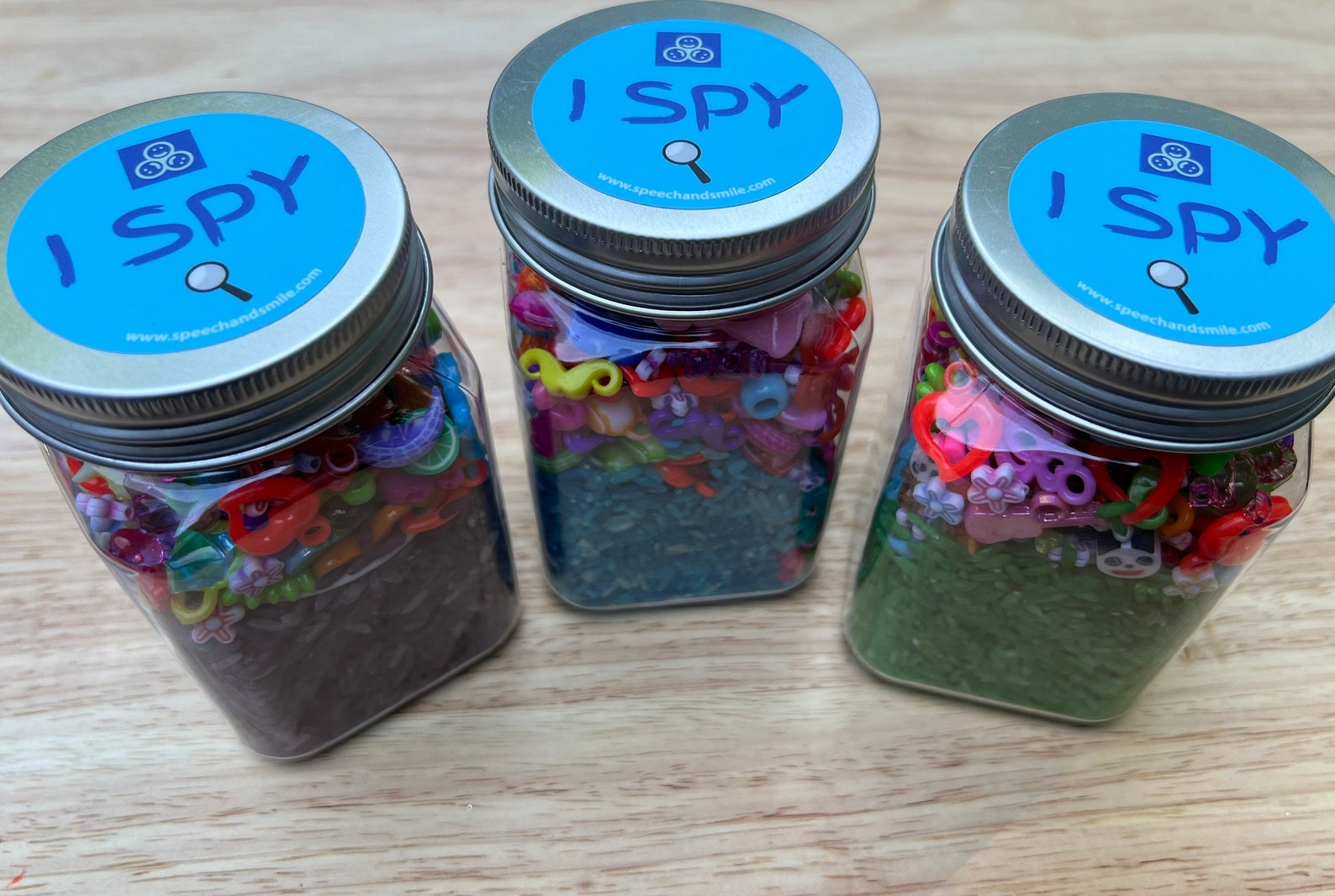 I SPY Jars-i SPY Objects-pour & Play I Spy-i Spy Trinkets-i - Etsy