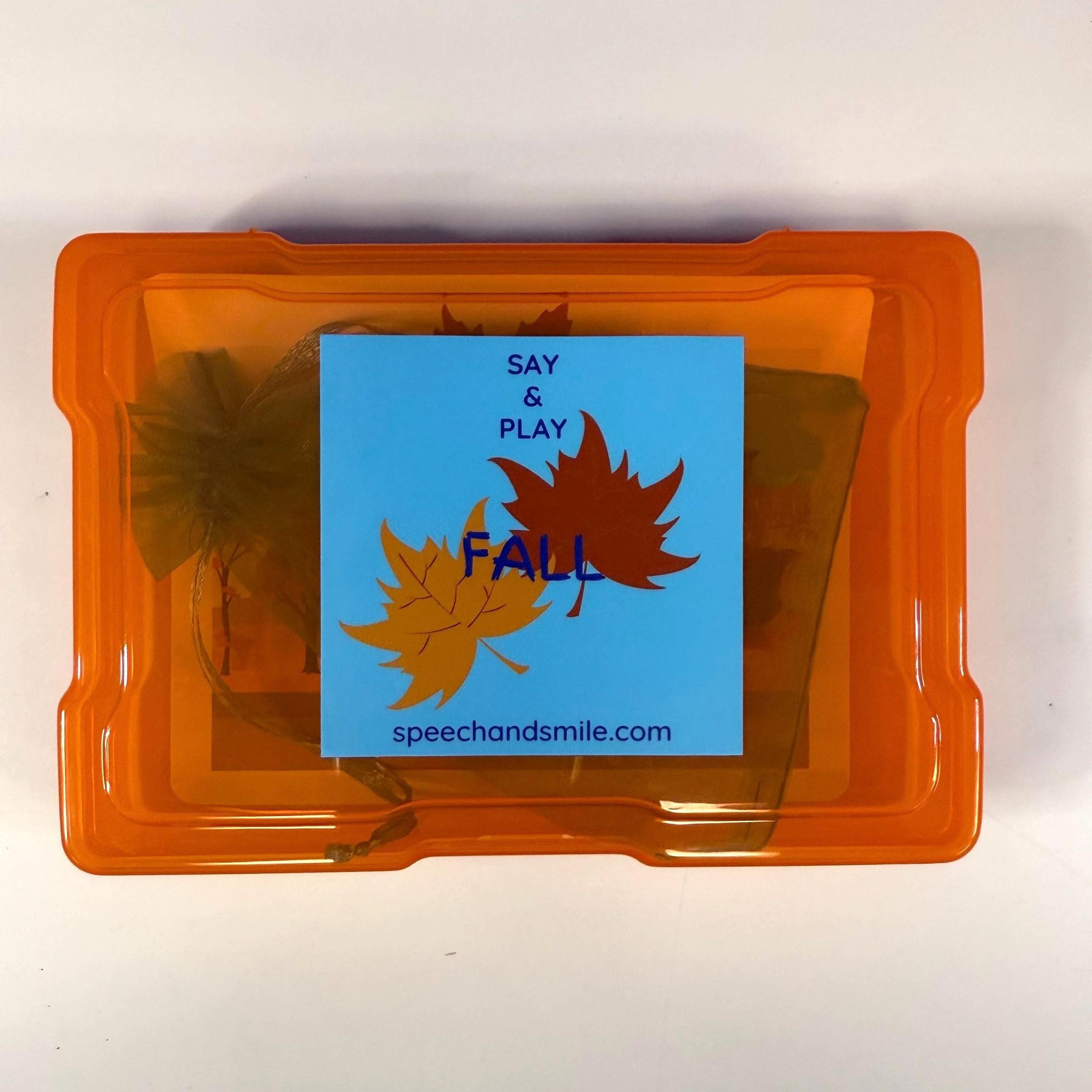 Say & Play Mini Objects™ Fall Theme Kit With Trinkets and Minis for ...