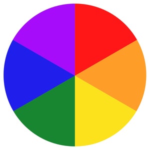 Color Wheel- PRINTABLE Color Wheel for Sorting- - Etsy